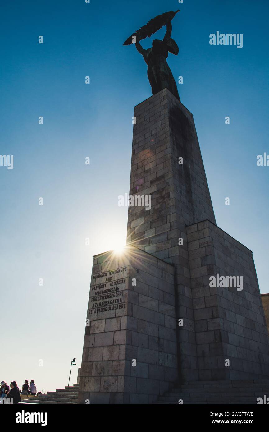 Liberty Statue, Freedom Statue Gellért Hill, Budapest Stock Photo - Alamy