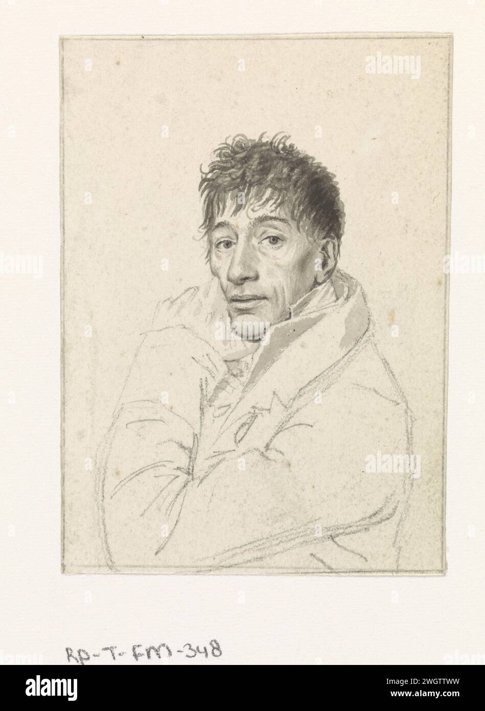 Portrait of Antonie van den Bosch, Anonymous, c. 1800 - c. 1850 drawing ...