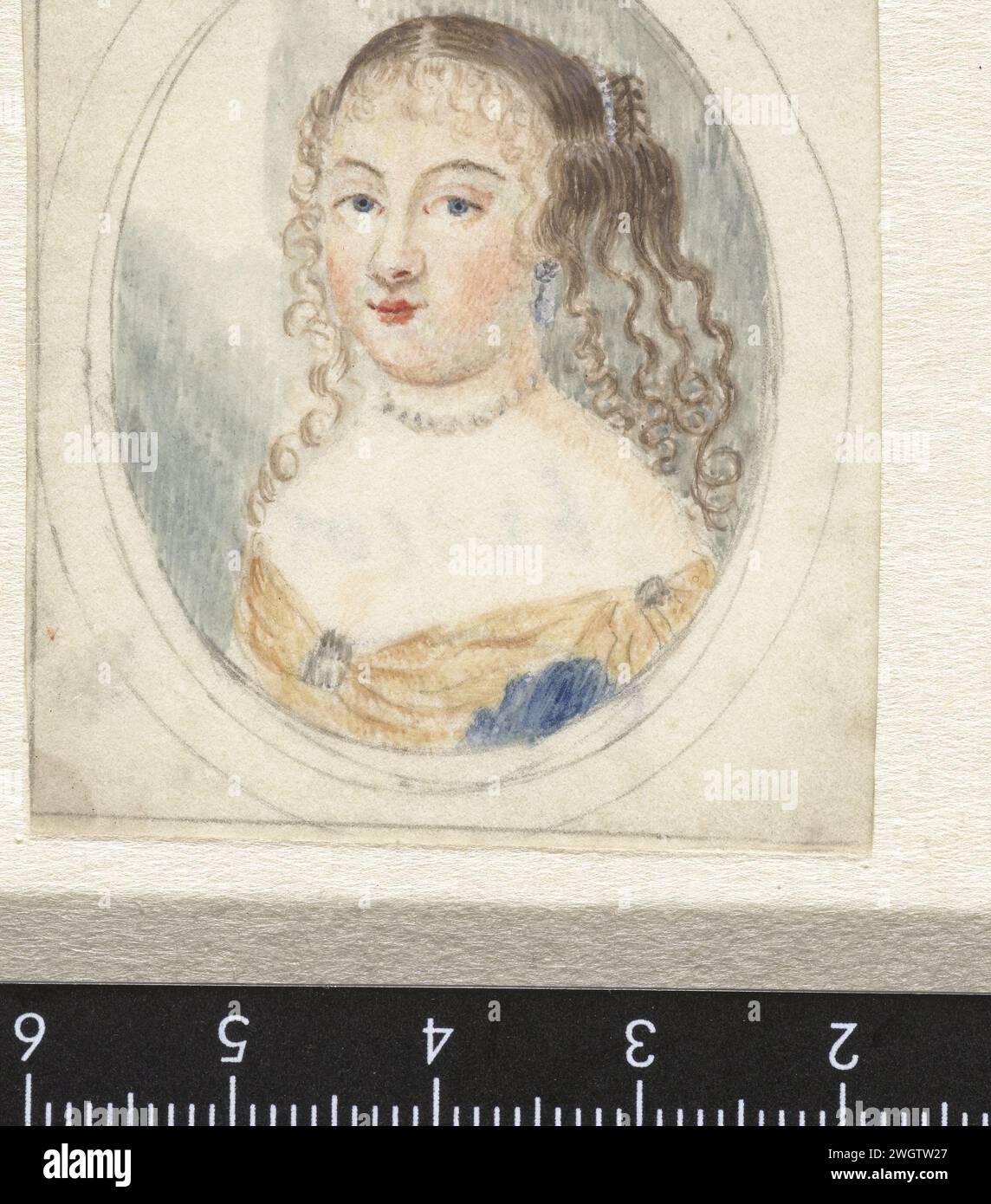 Lady with curly hair, Pieter Gerardus van Os (attributed to), 1786 ...