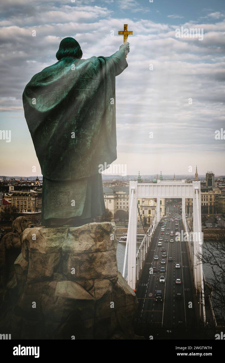 St gerard sagredo statue hi-res stock photography and images - Alamy