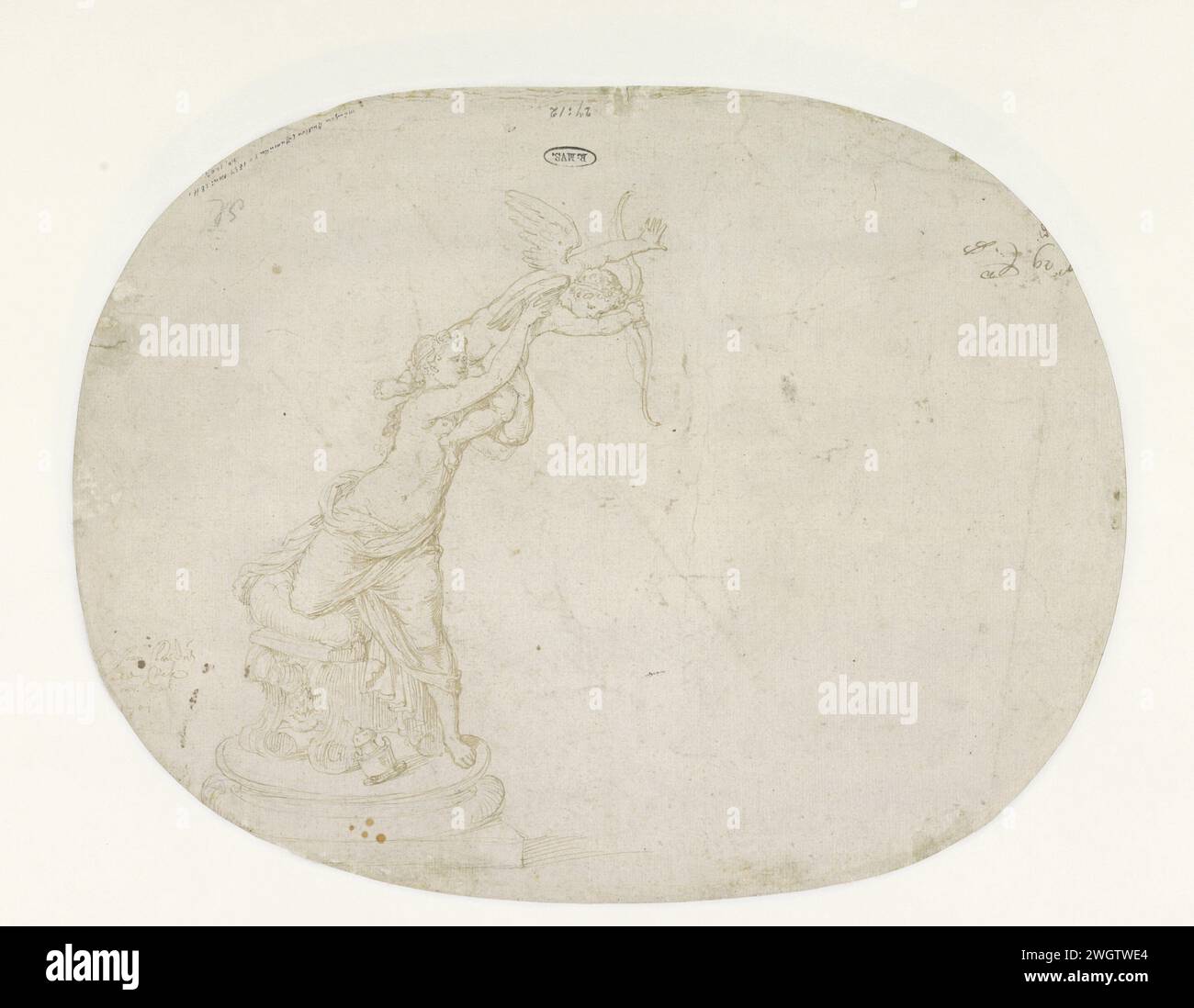 Venus and cupid drawing hi-res stock photography and images - Alamy