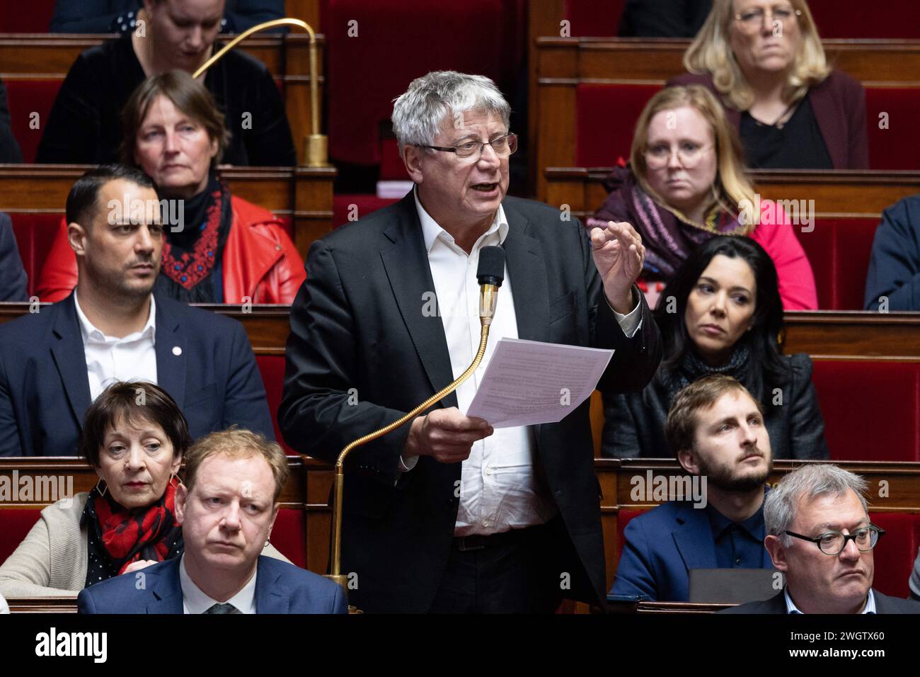 French La France Insoumise (LFI) deputy Eric Coquerel takes part in a ...