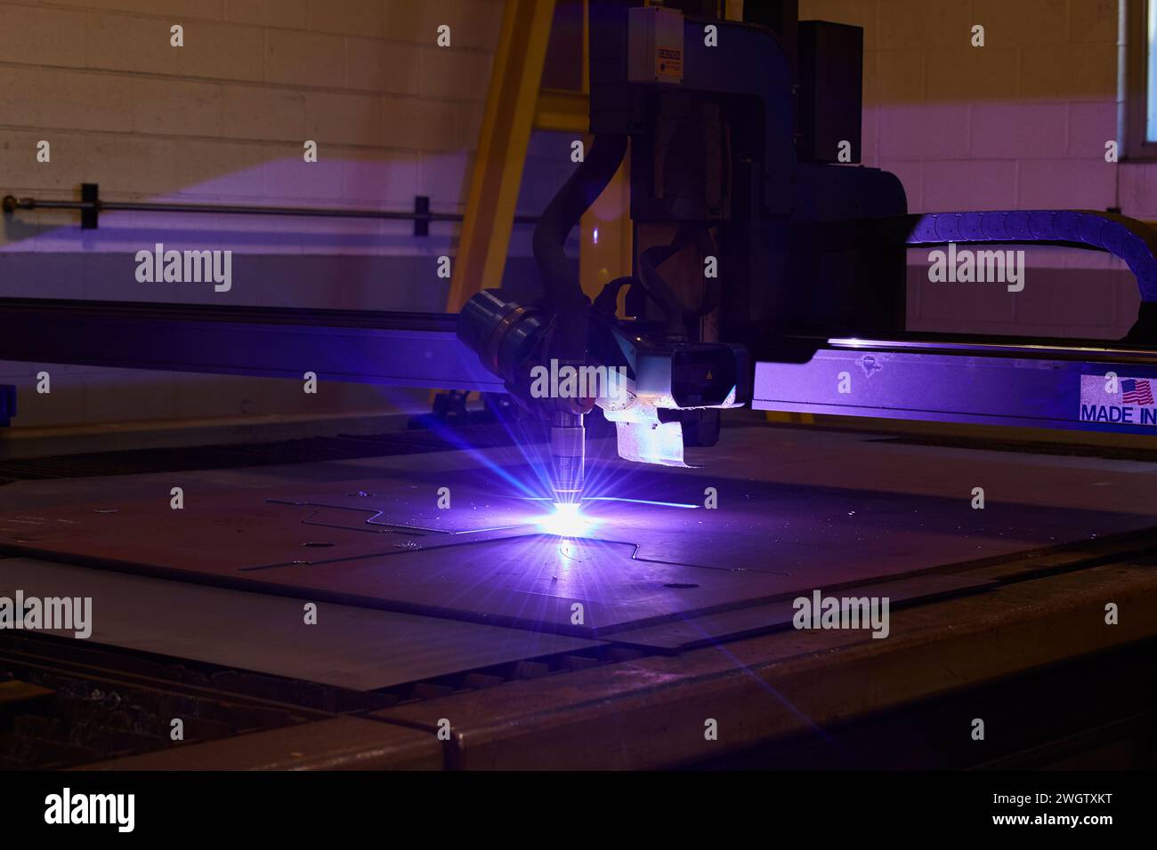 High precision plasma cutting machine hi-res stock photography and ...