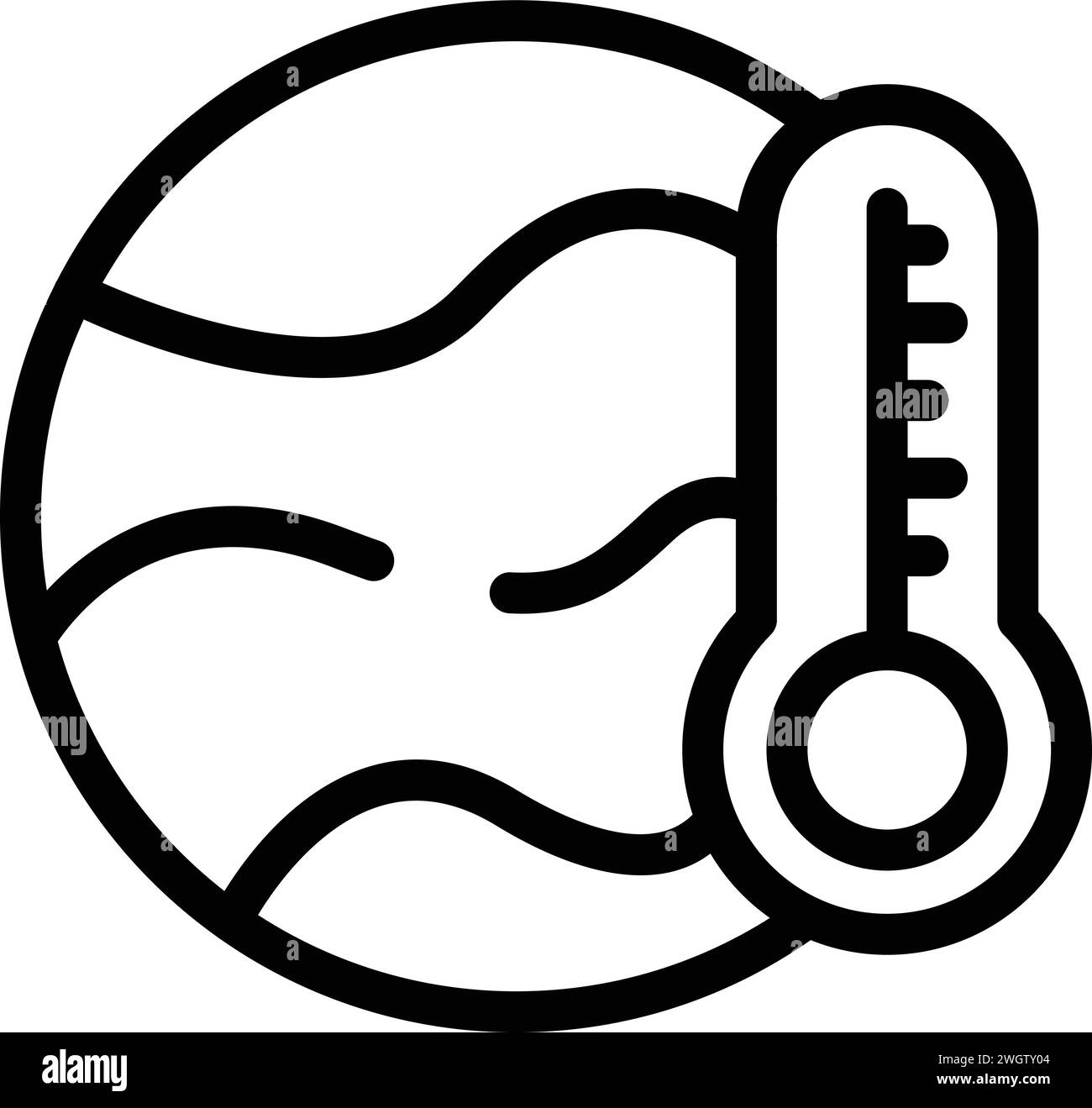 Global warming icon outline vector. Gas car co2. Pipe emission Stock ...