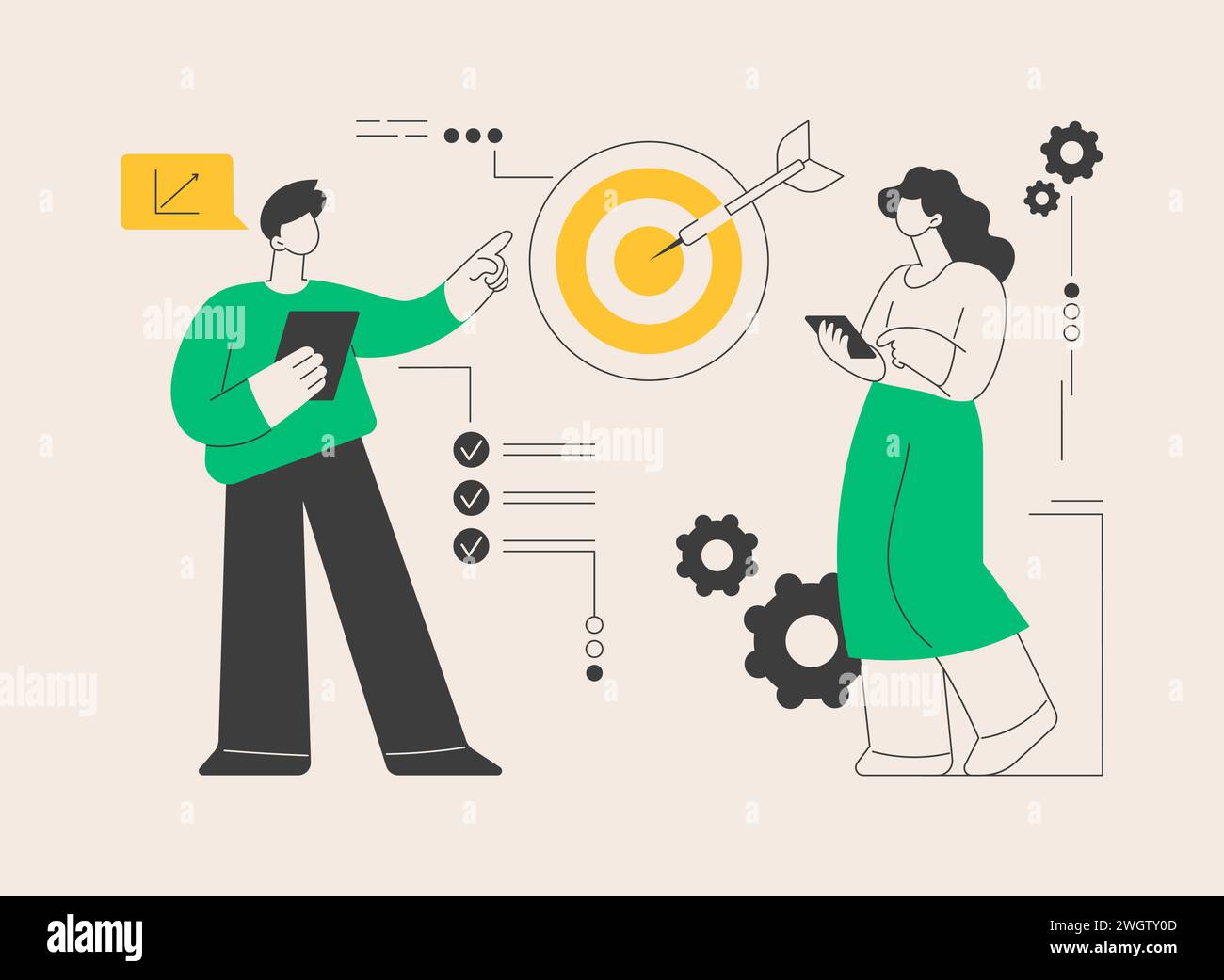 Internal marketing abstract concept vector illustration Stock Vector ...