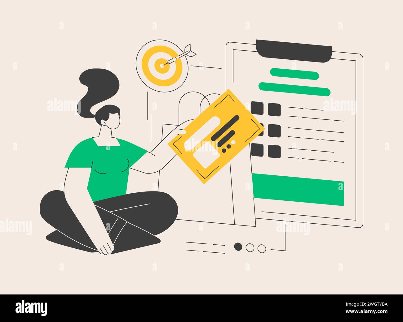 Brand identity abstract concept vector illustration Stock Vector Image ...