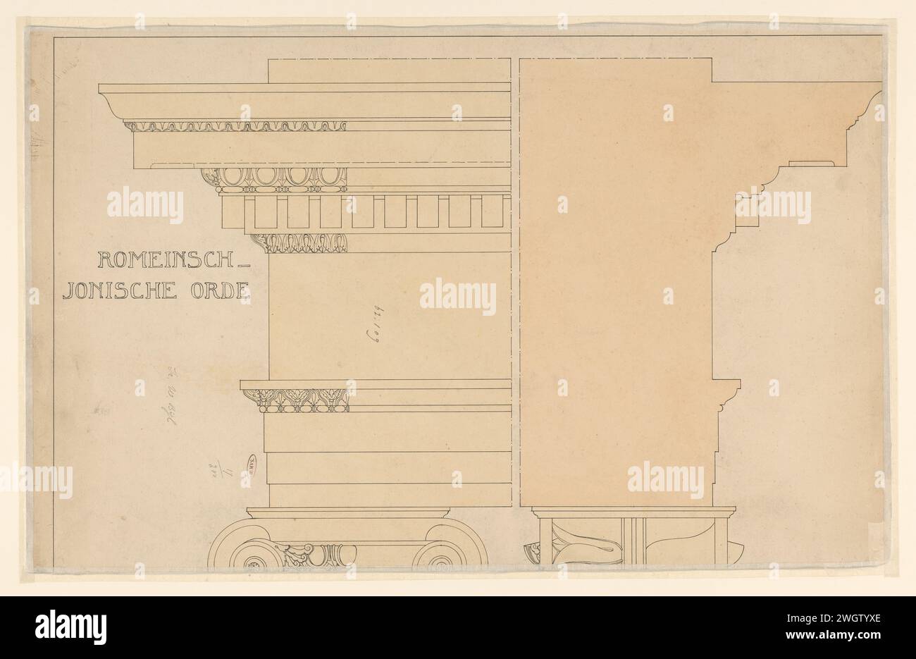 Architraaf, Frisian and cornice of Roman -ionic Order, Bob Hanf ...