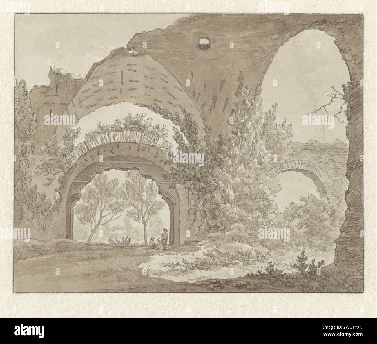 Hadrian tivoli drawing hi-res stock photography and images - Alamy