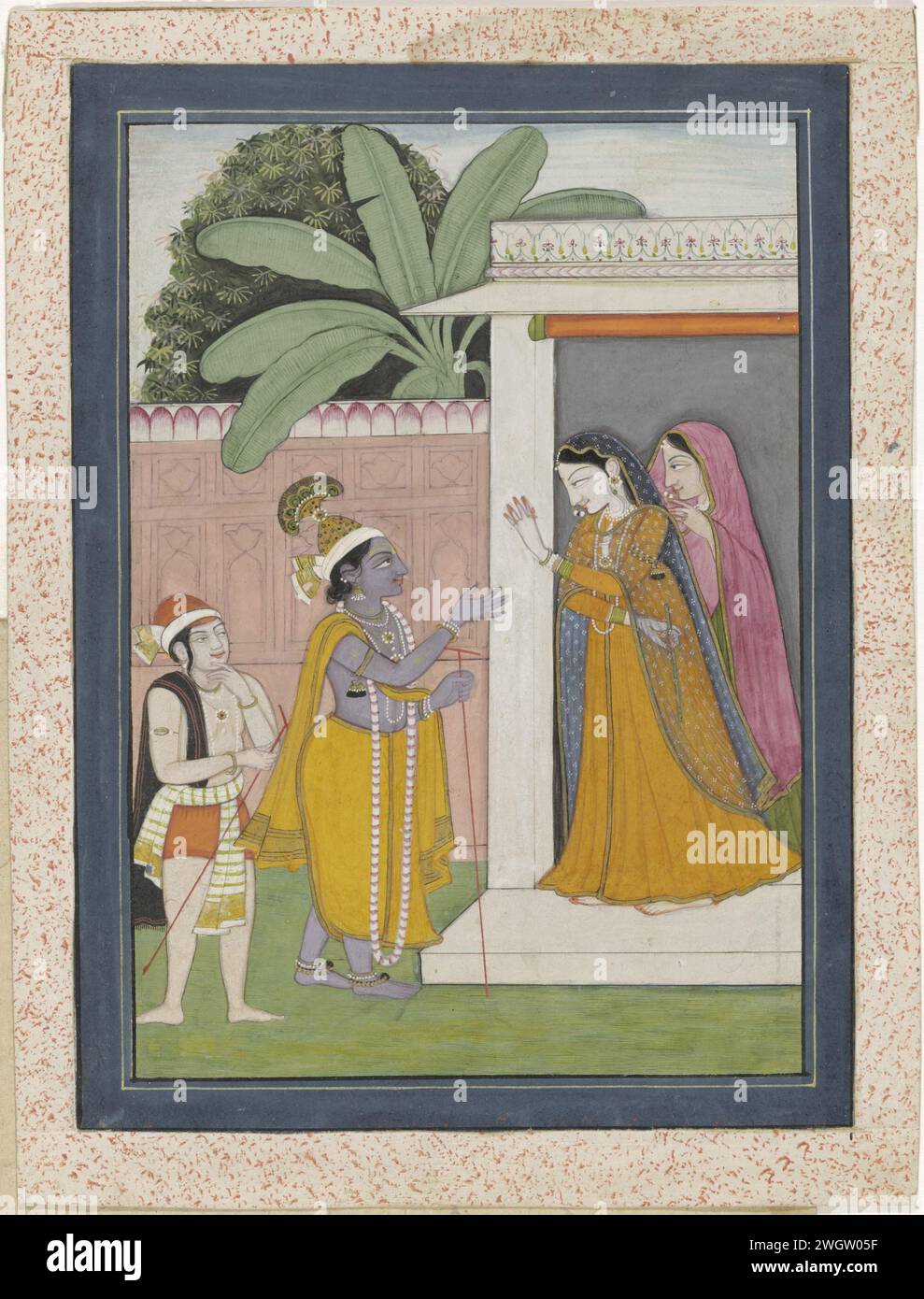 Radha does not give Krishna his flute back, Chajju (attributed to ...