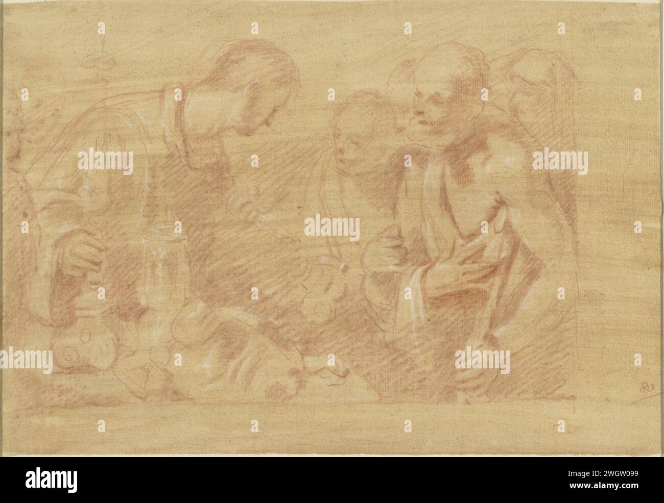 H. Laurentius in De Armen, Alessandro Casolani, After Bernardo Strozzi ...