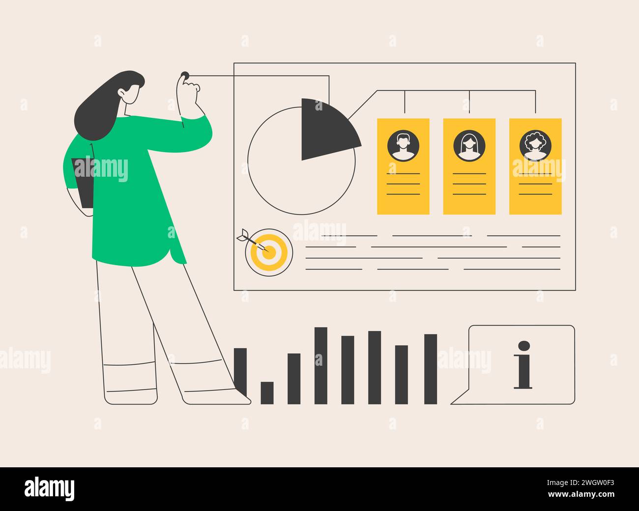 Audience segmentation abstract concept vector illustration Stock Vector ...