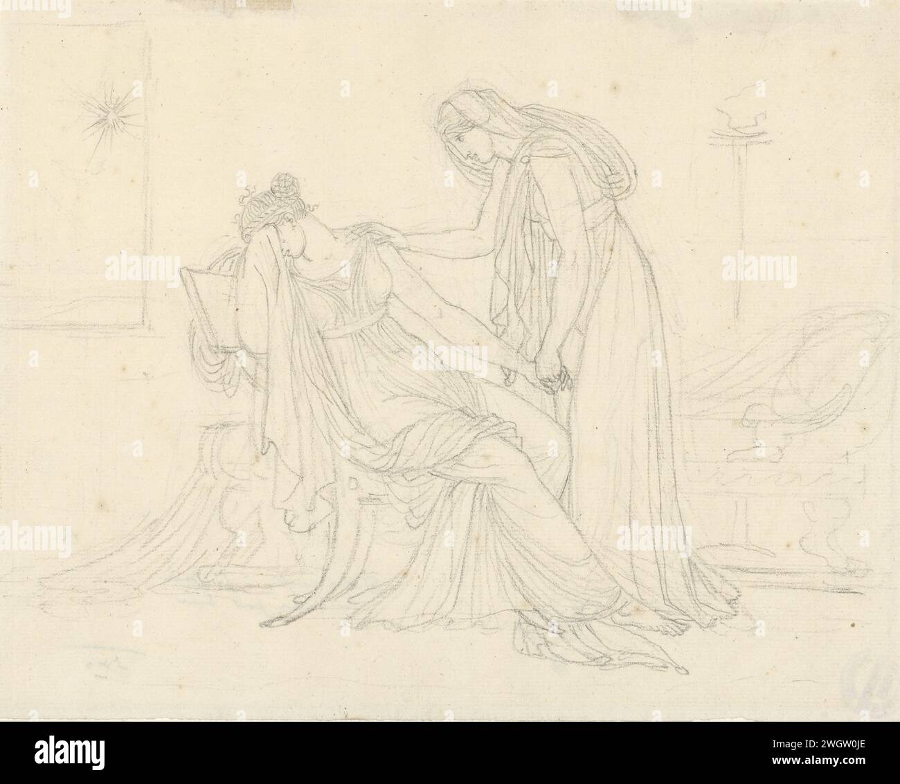 Dido confesses her sister her love for Aeneas, Anne-Louis Girodet ...