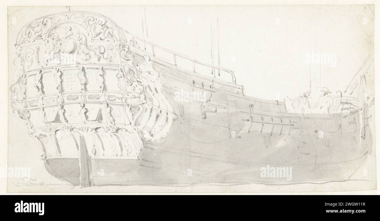The Spiegel of the English ship James, Willem van de Velde (II), 1643 ...