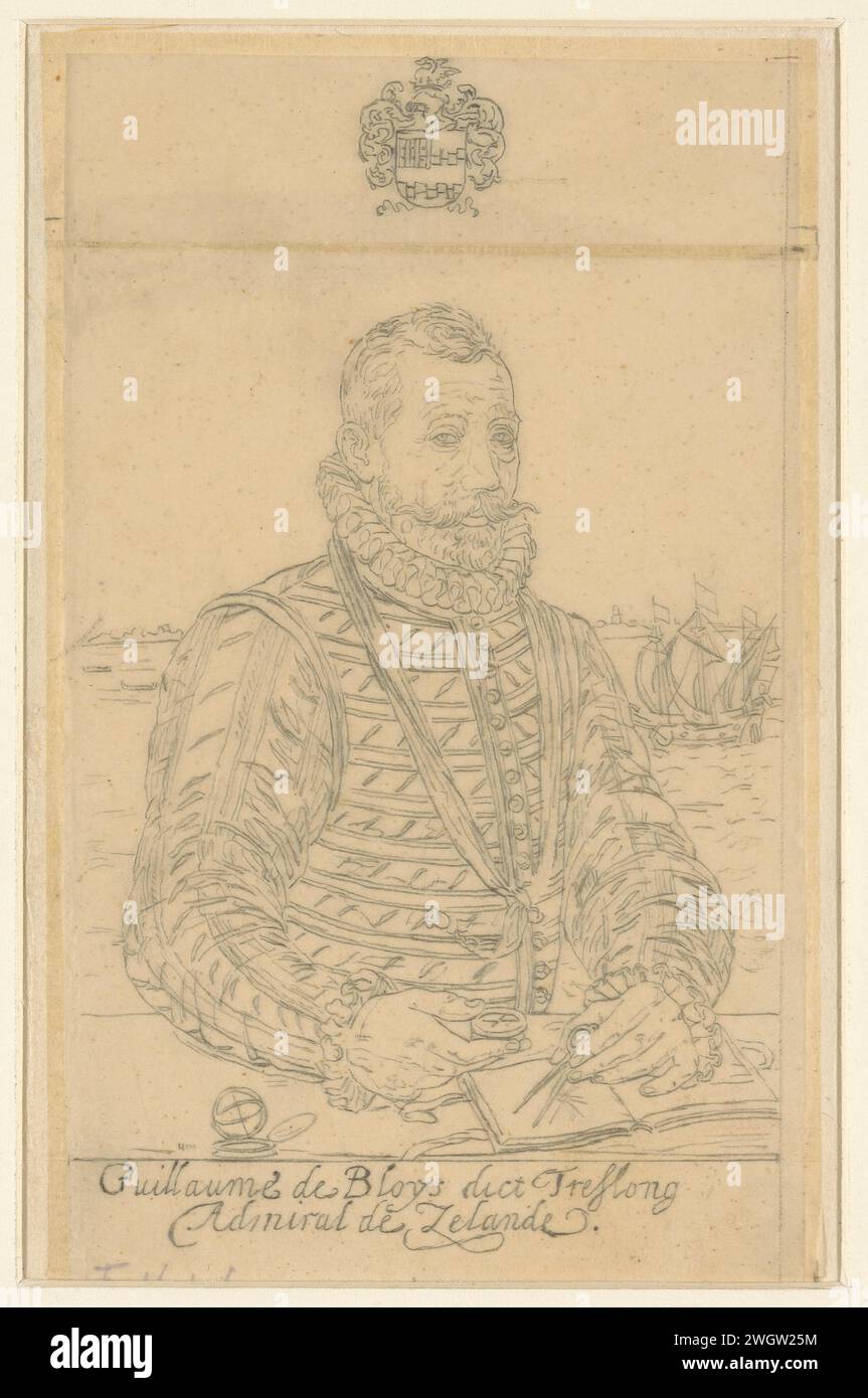 Portrait of Jonker Willem van Bloys said of Treslong, Frederik Hendrik ...