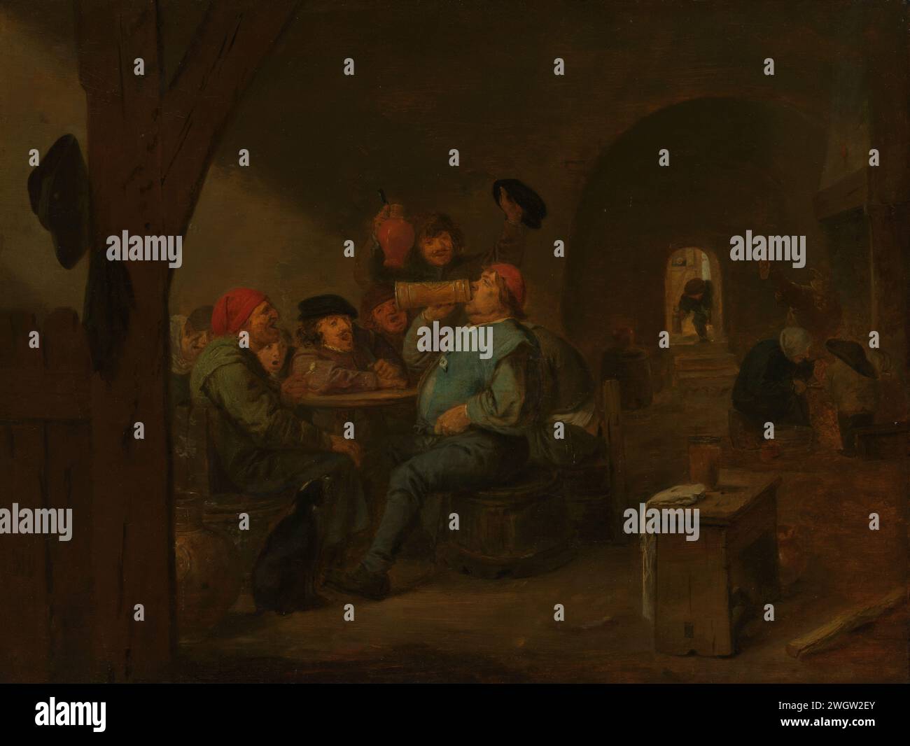 Fat man painting hi-res stock photography and images - Alamy