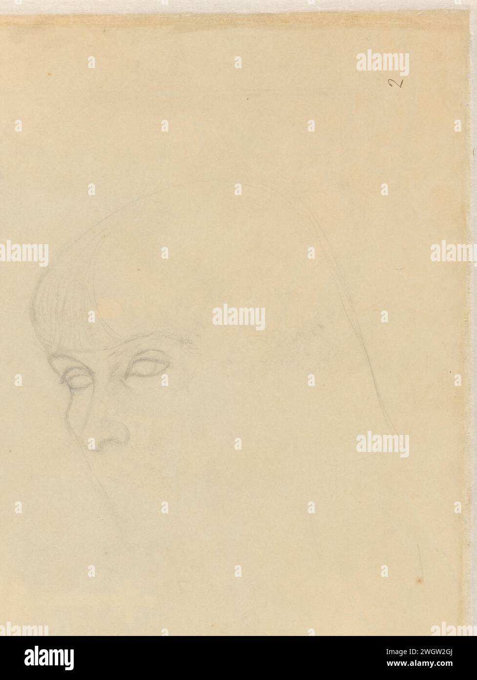 Drawing, Annie Roland Holst-De Meester, 1933 drawing The shares of am ...