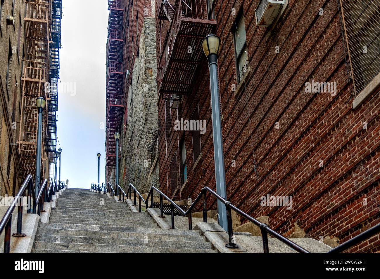The famous stairs where the Joker movie was filmed in the Bronx, the ...