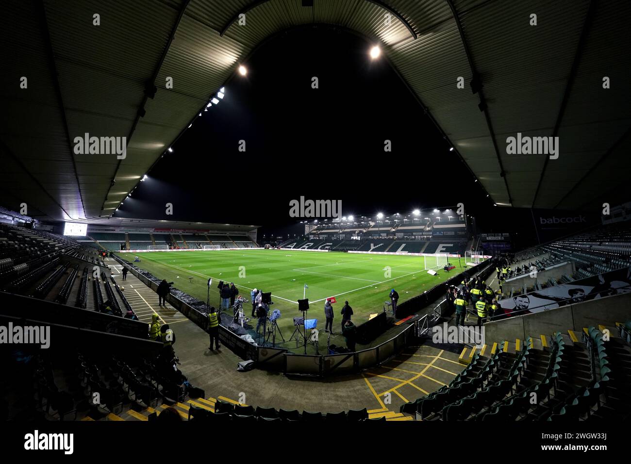 Plymouth argyle home park stadium hi-res stock photography and images ...