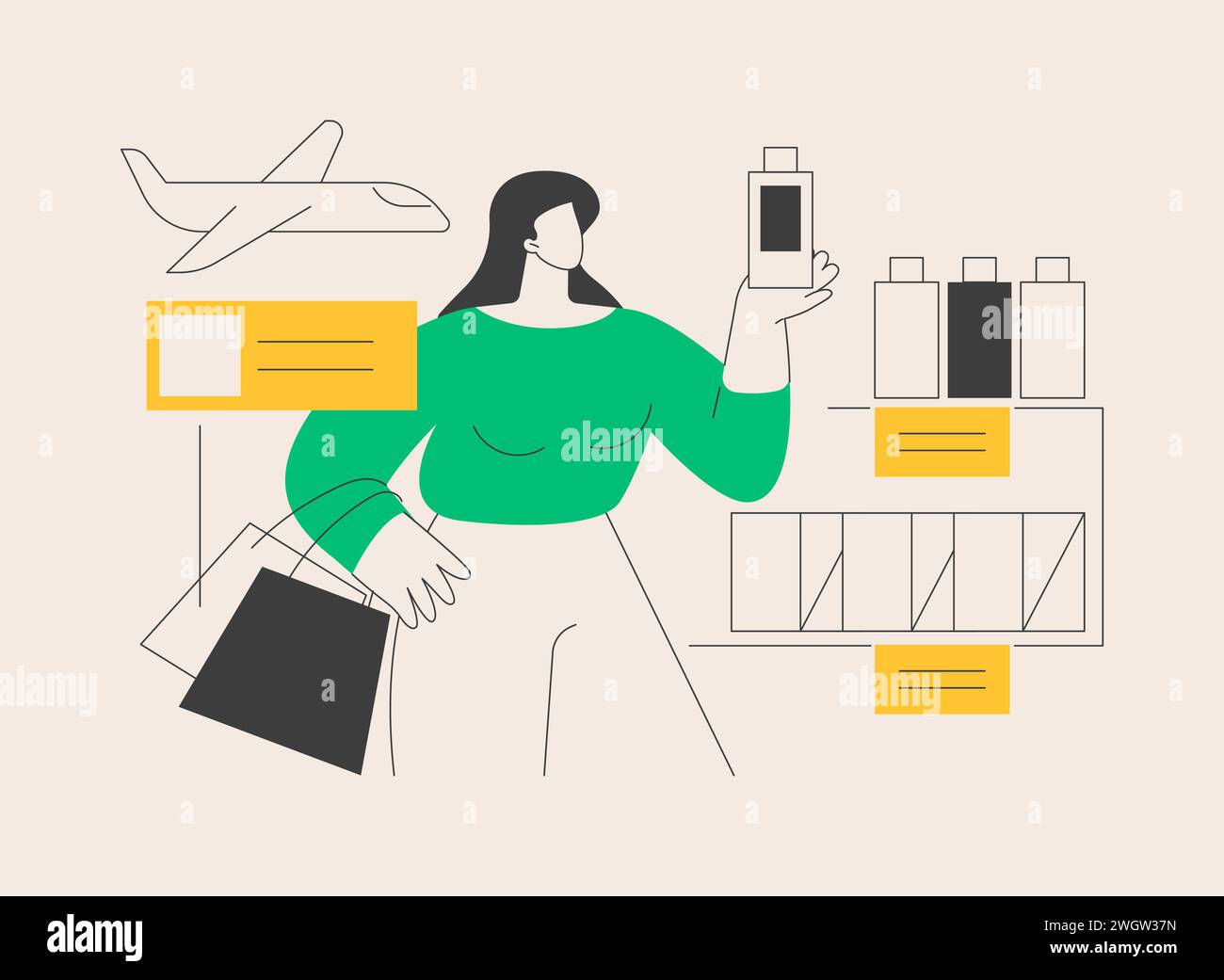 Tax free service abstract concept vector illustration Stock Vector ...