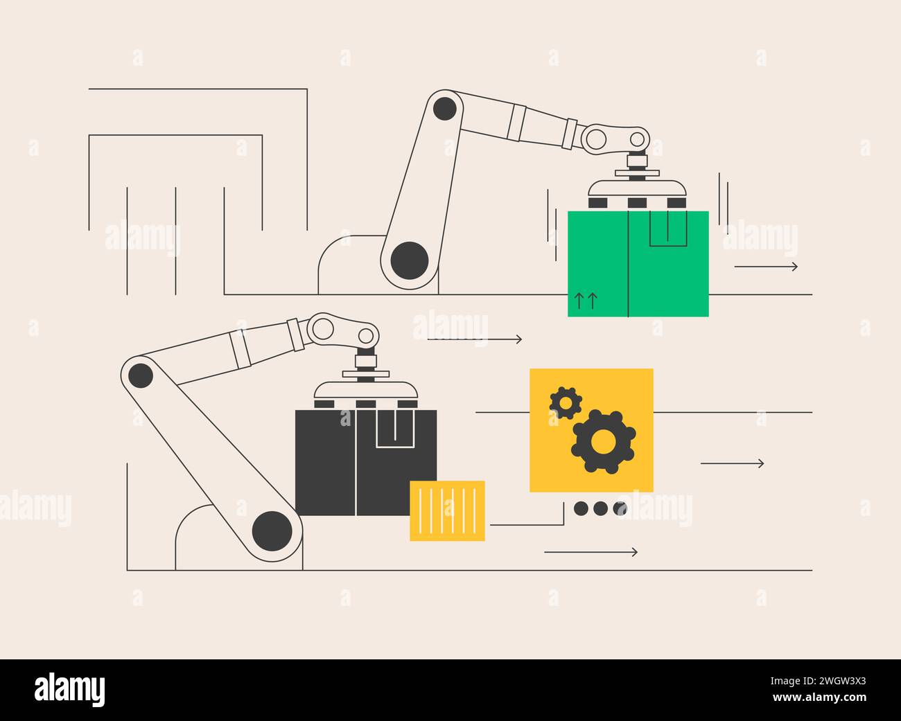 Sortation systems abstract concept vector illustration Stock Vector ... Sortation systems abstract concept vector illustration Stock Vector ...