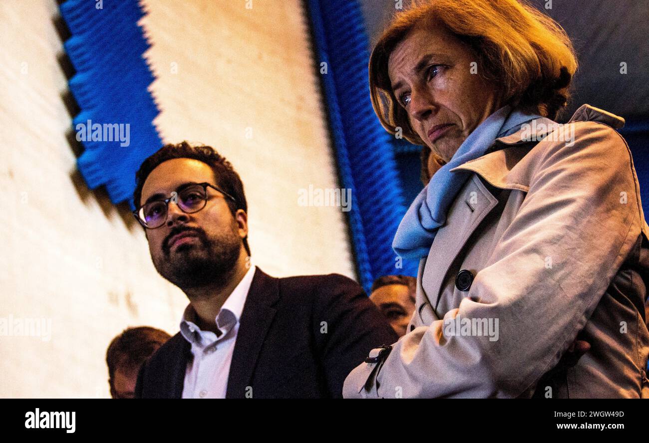 Florence Parly - Minister of Armed Forces, and Mounir Mahjoubi ...