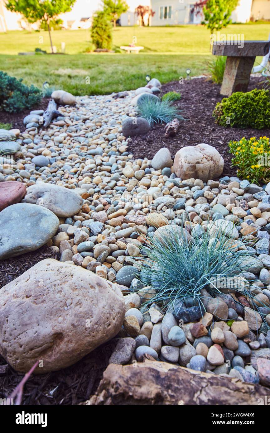 Ornamental grass rockery garden hi-res stock photography and images - Alamy