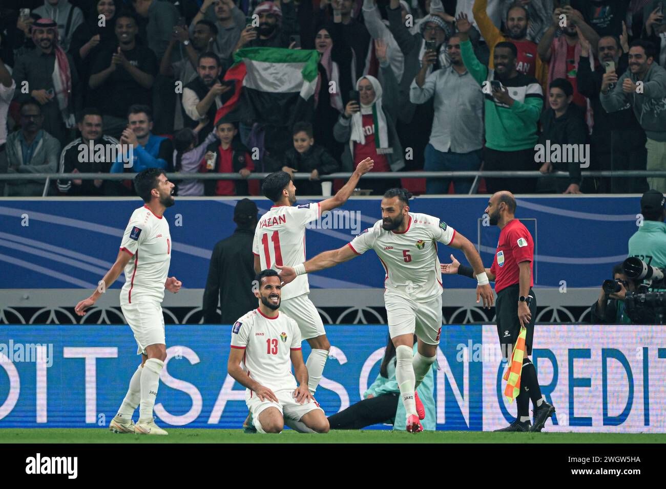 AL RAYYAN, Qatar. 6 February, 2024. The AFC ASIAN CUP QATAR 2023 Semi ...
