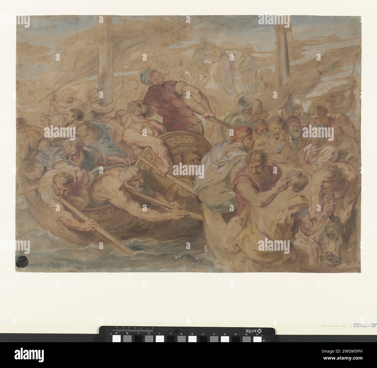 Three combined episodes from the history of Odysseus, Peter Paul Rubens ...