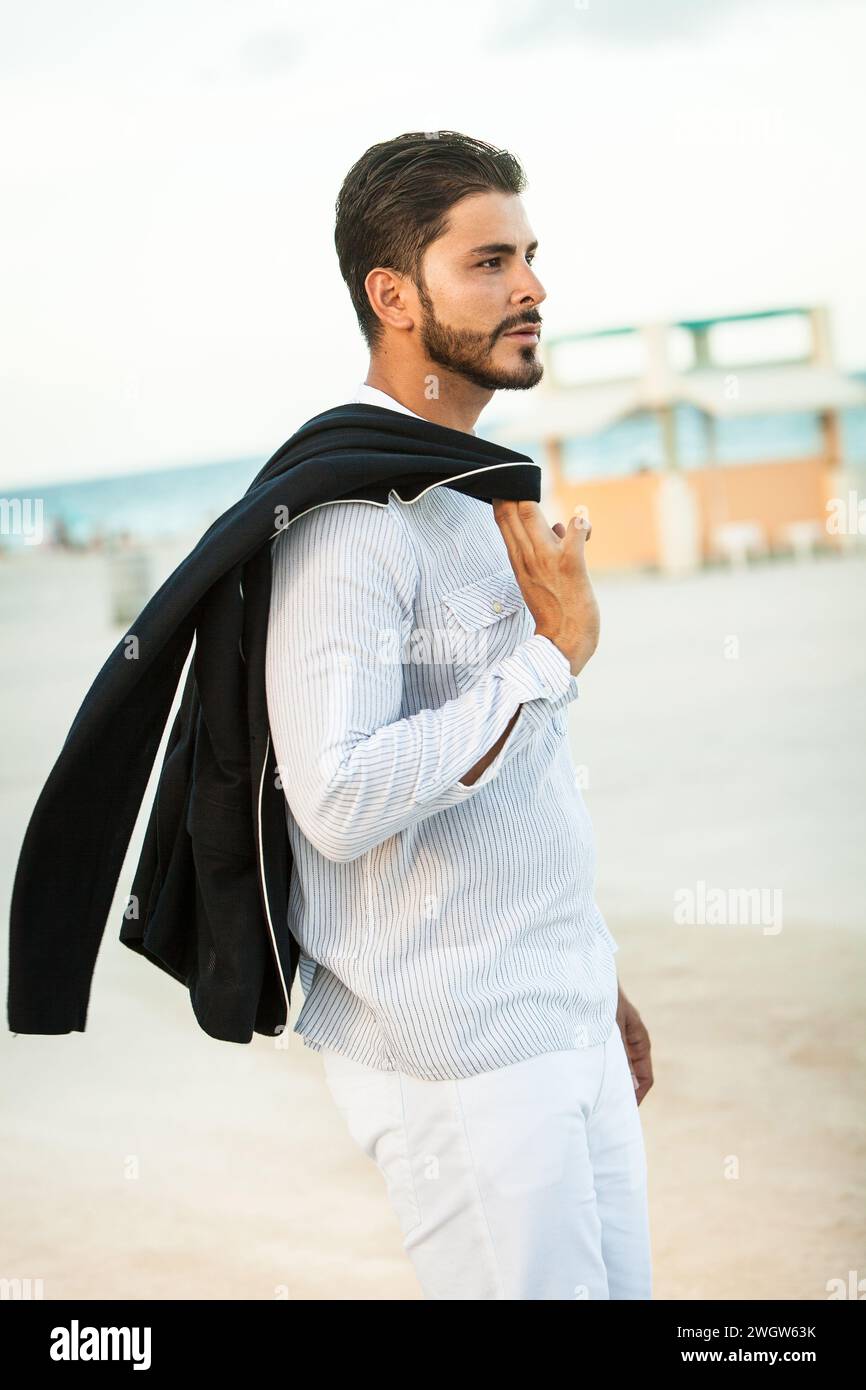 Miami beach florida black man hi-res stock photography and images - Alamy