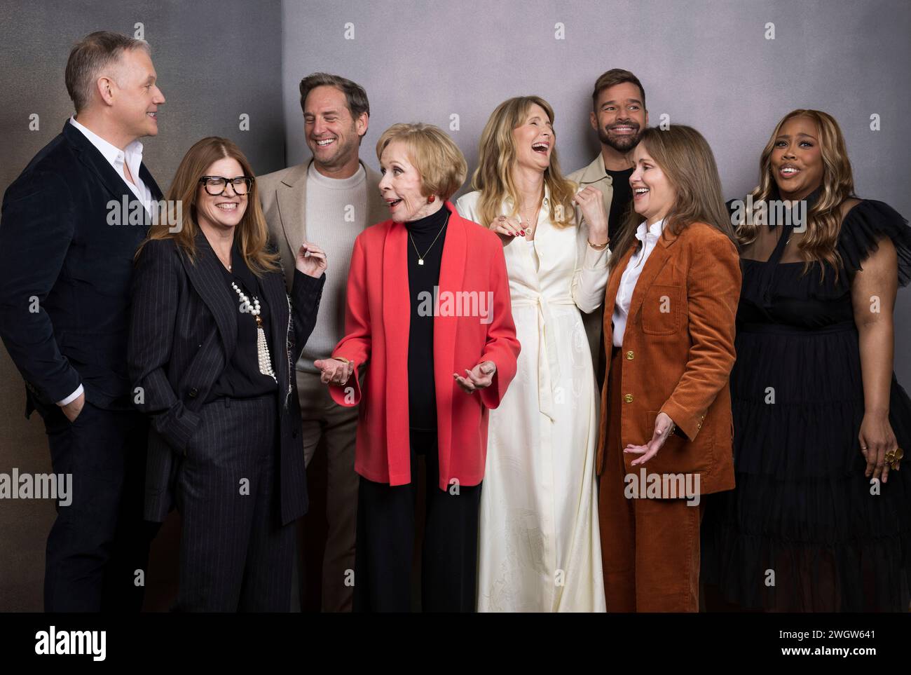 Abe Sylvia, from left, Josh Lucas, Carol Burnett, Laura Dern, Ricky ...