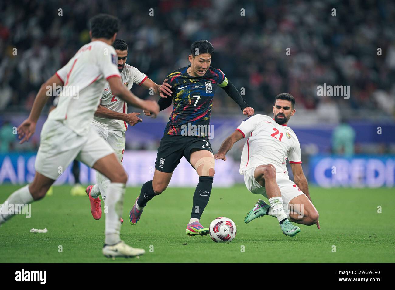 AL RAYYAN, Qatar. 6 February, 2024. The AFC ASIAN CUP QATAR 2023 Semi ...