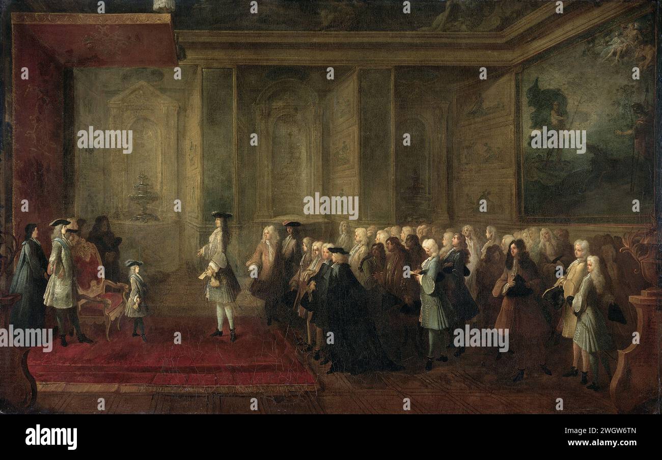 The Reception of Cornelis Hop (1685-1762). painting Reception of ...