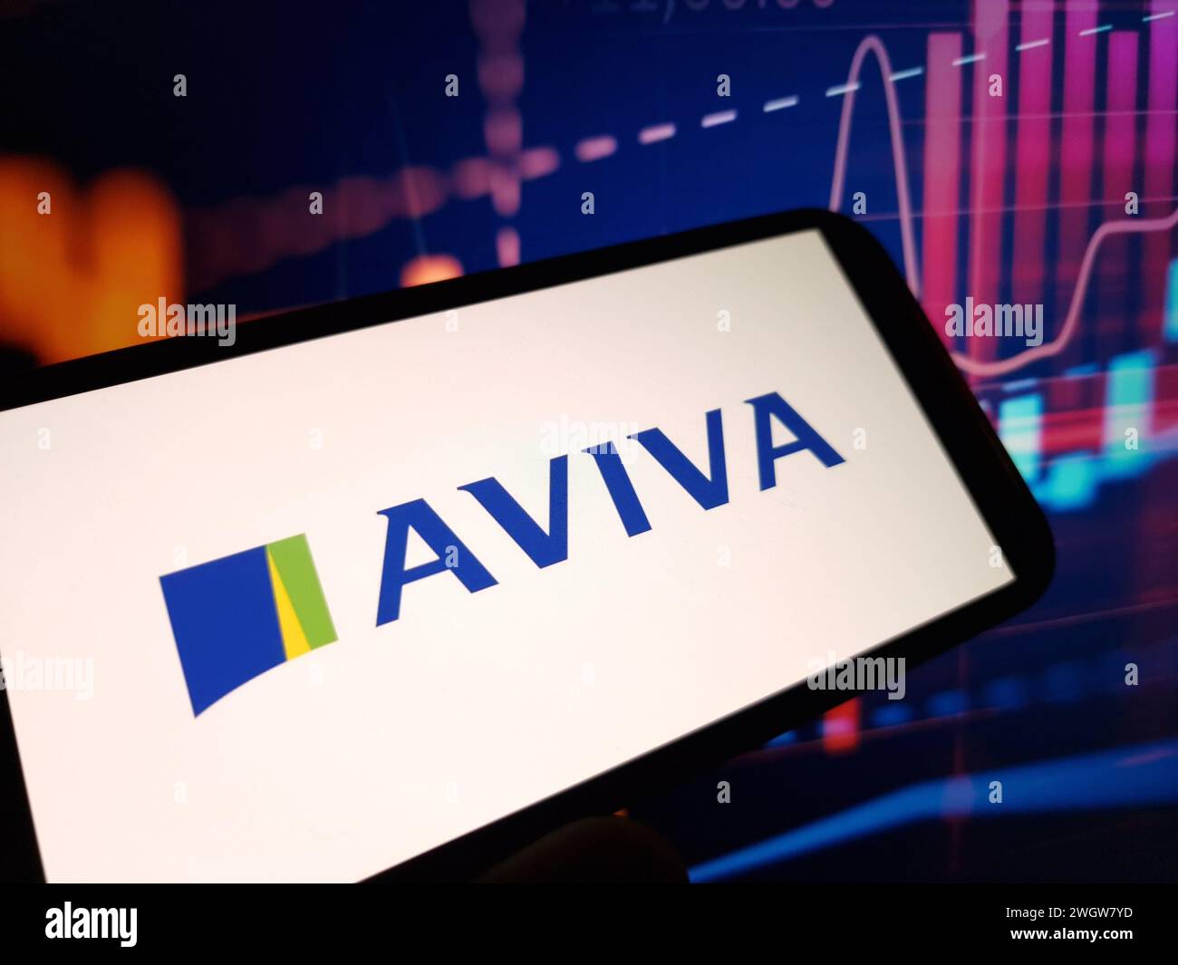 Aviva logo hi-res stock photography and images - Alamy