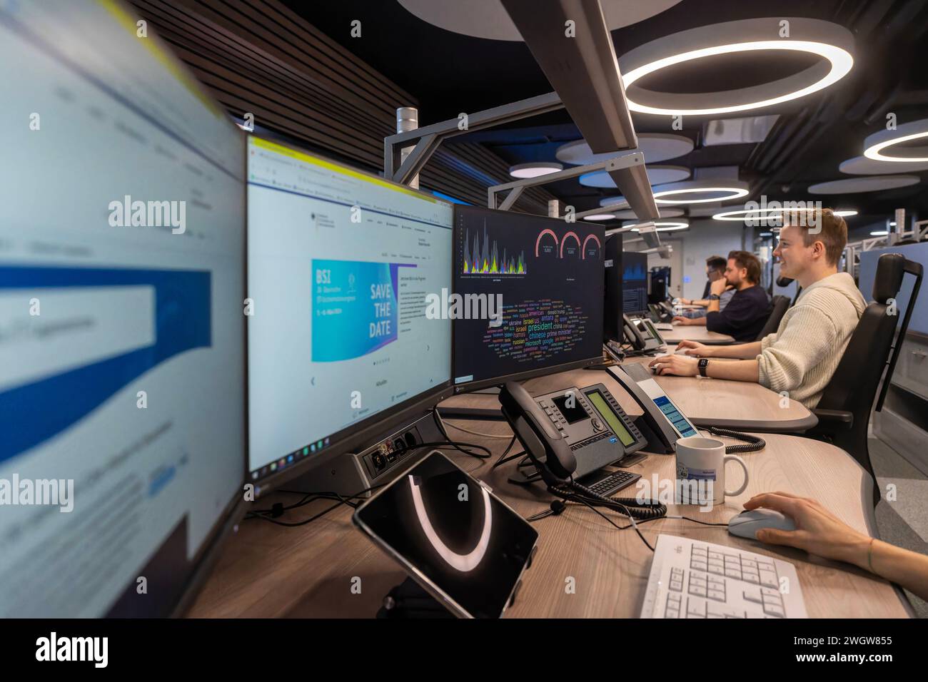 Eröffnung des neuen IT-Lagezentrums des BSI in Bonn am 6. Februar 2024 ...