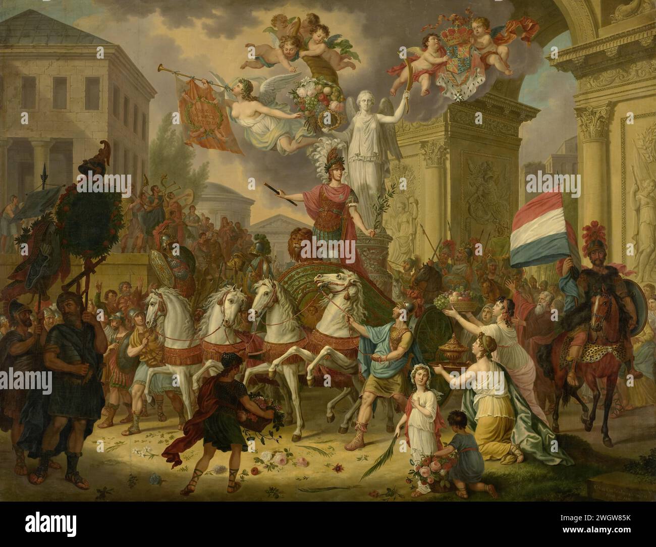 Allegory of the Triumphal Procession of the Prince of Orange, the ...