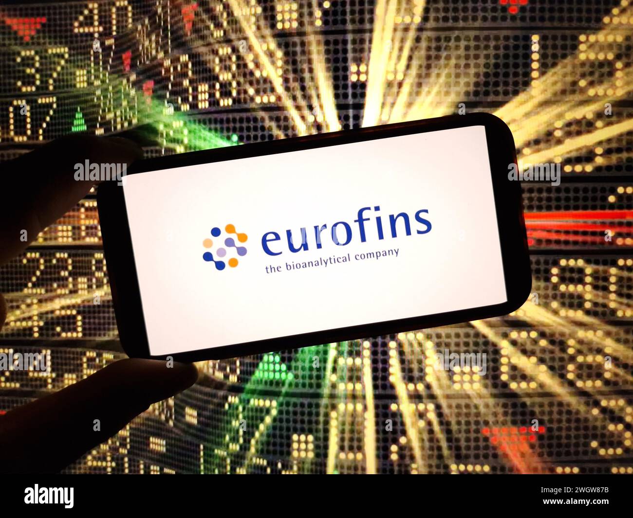 Konskie, Poland - February 05, 2024: Eurofins Scientific company logo ...