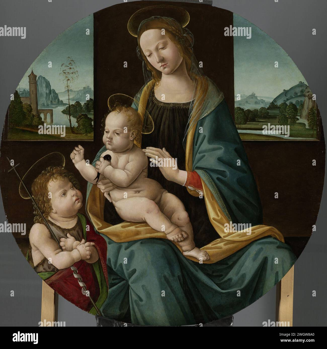 Virgin and Child with the Infant Saint John the Baptist, Meester van de ...