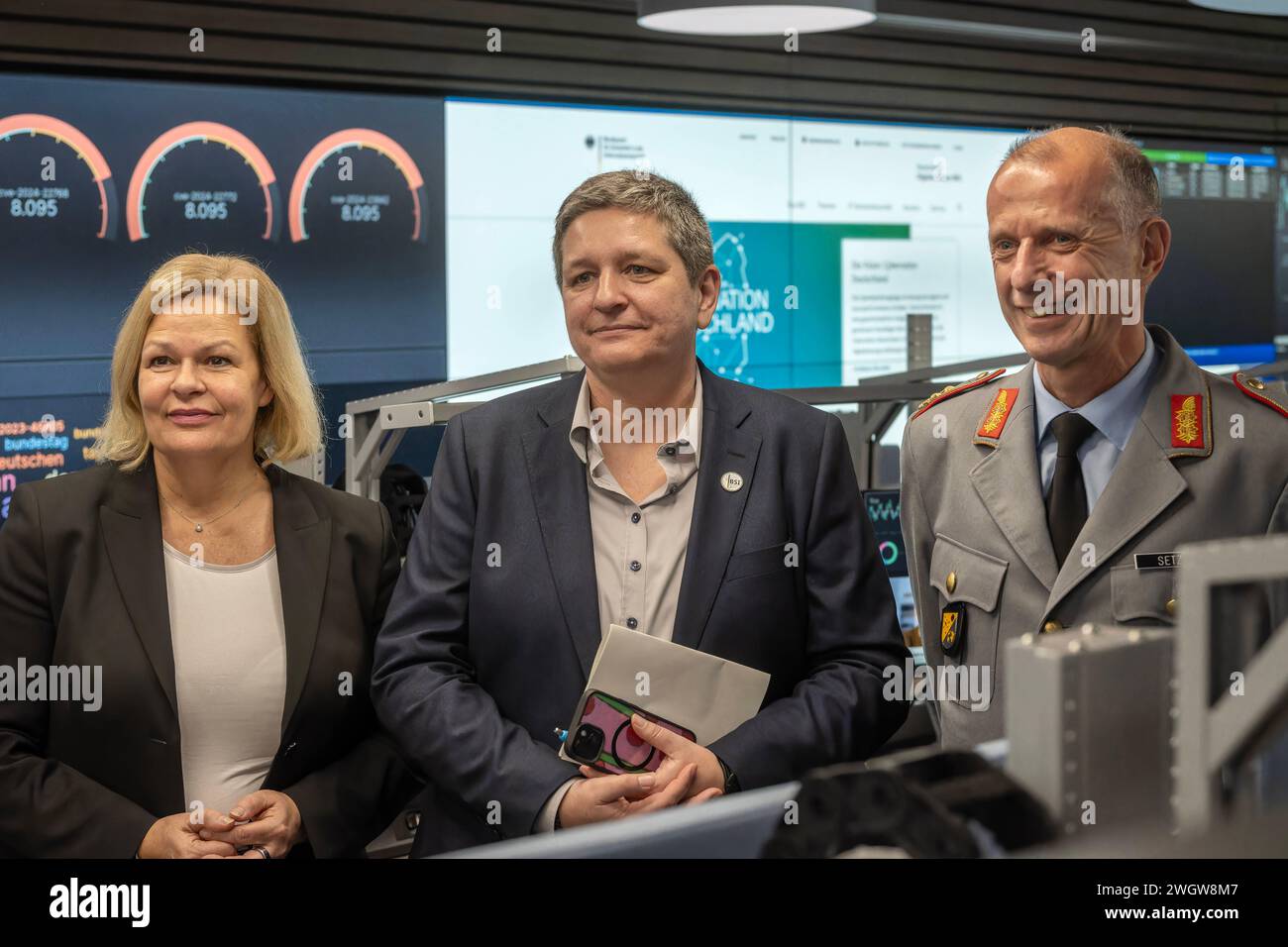 Eröffnung des neuen IT-Lagezentrums des BSI in Bonn am 6. Februar 2024 ...