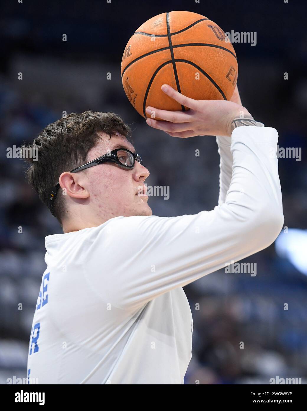 TERRE HAUTE, IN - FEBRUARY 03: Indiana State Sycamores Center Robbie ...
