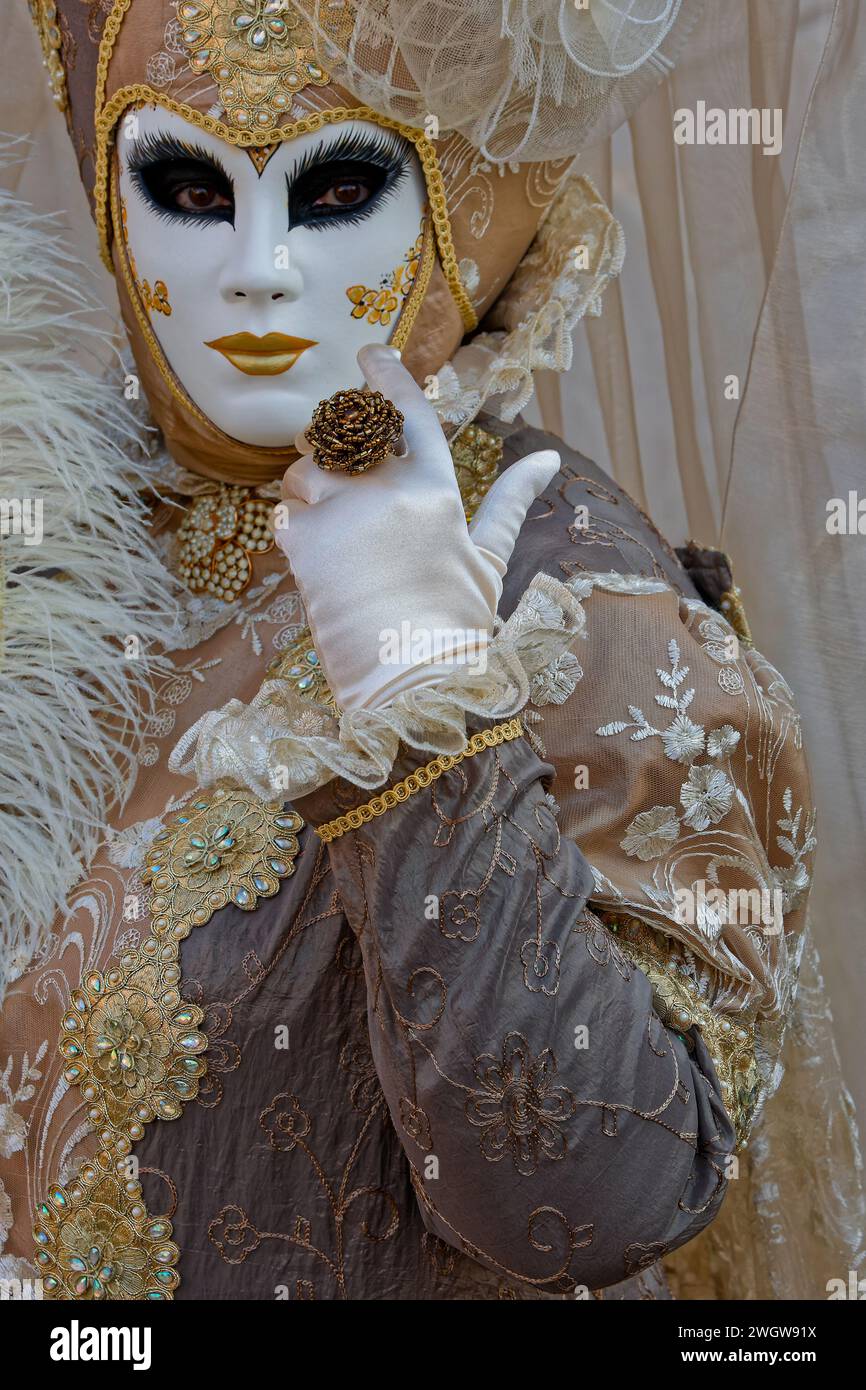 VENICE, ITALY, February 5, 2024 : The Carnival of Venice (Carnevale di ...