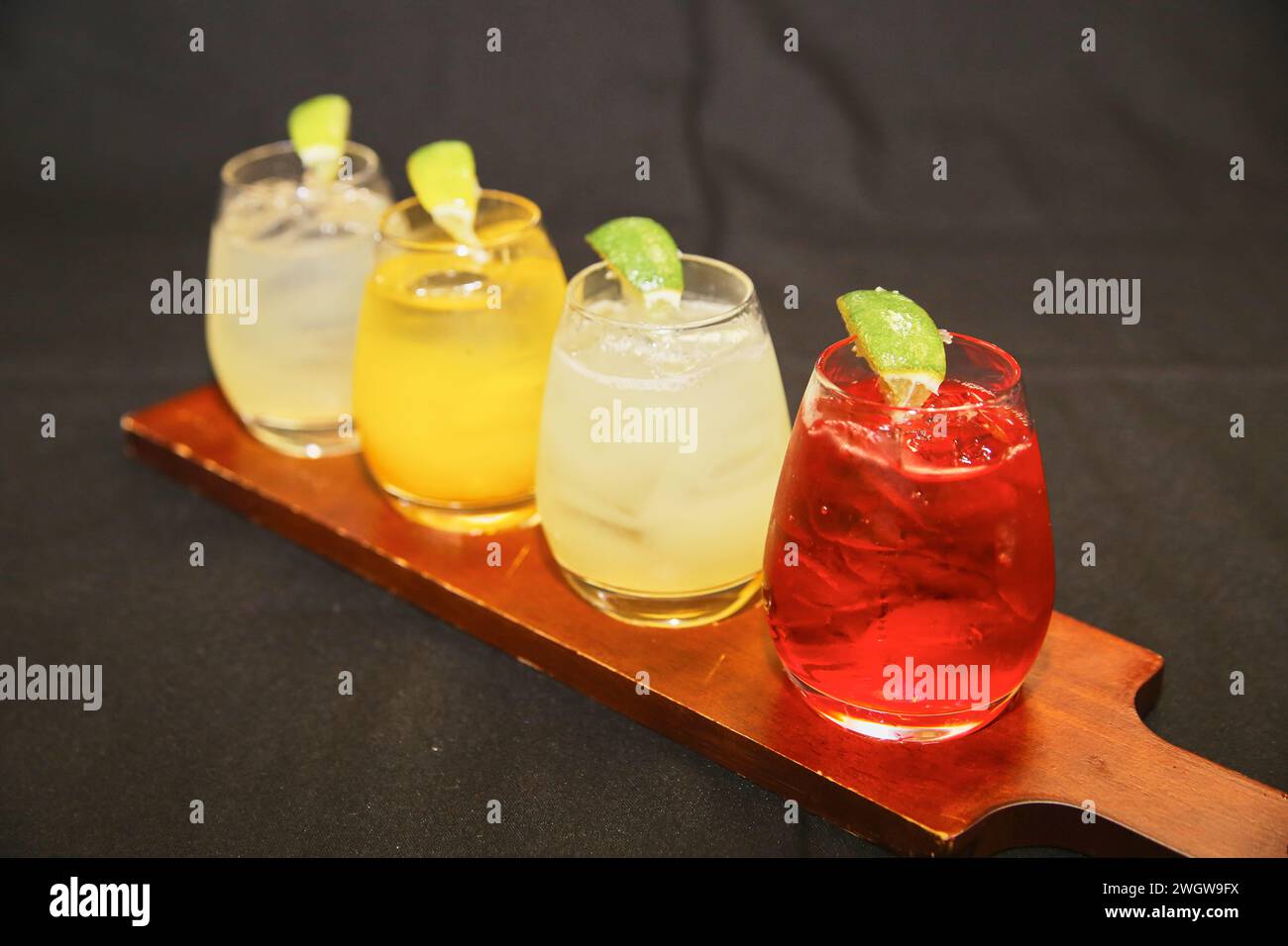 Soft drinks on tray hi-res stock photography and images - Alamy