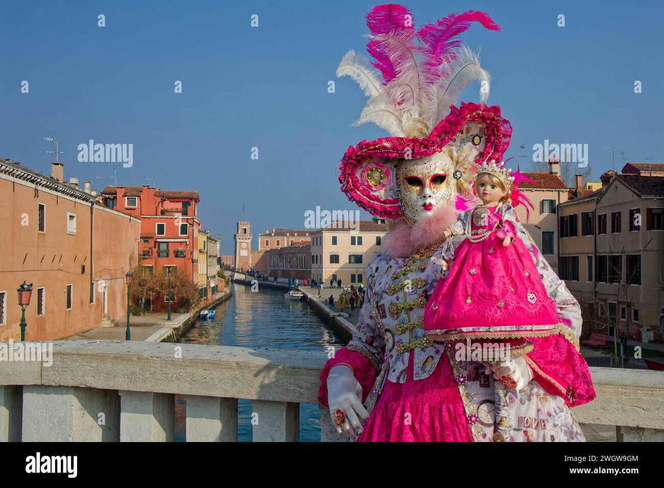 VENICE, ITALY, February 5, 2024 : The Carnival of Venice (Carnevale di ...