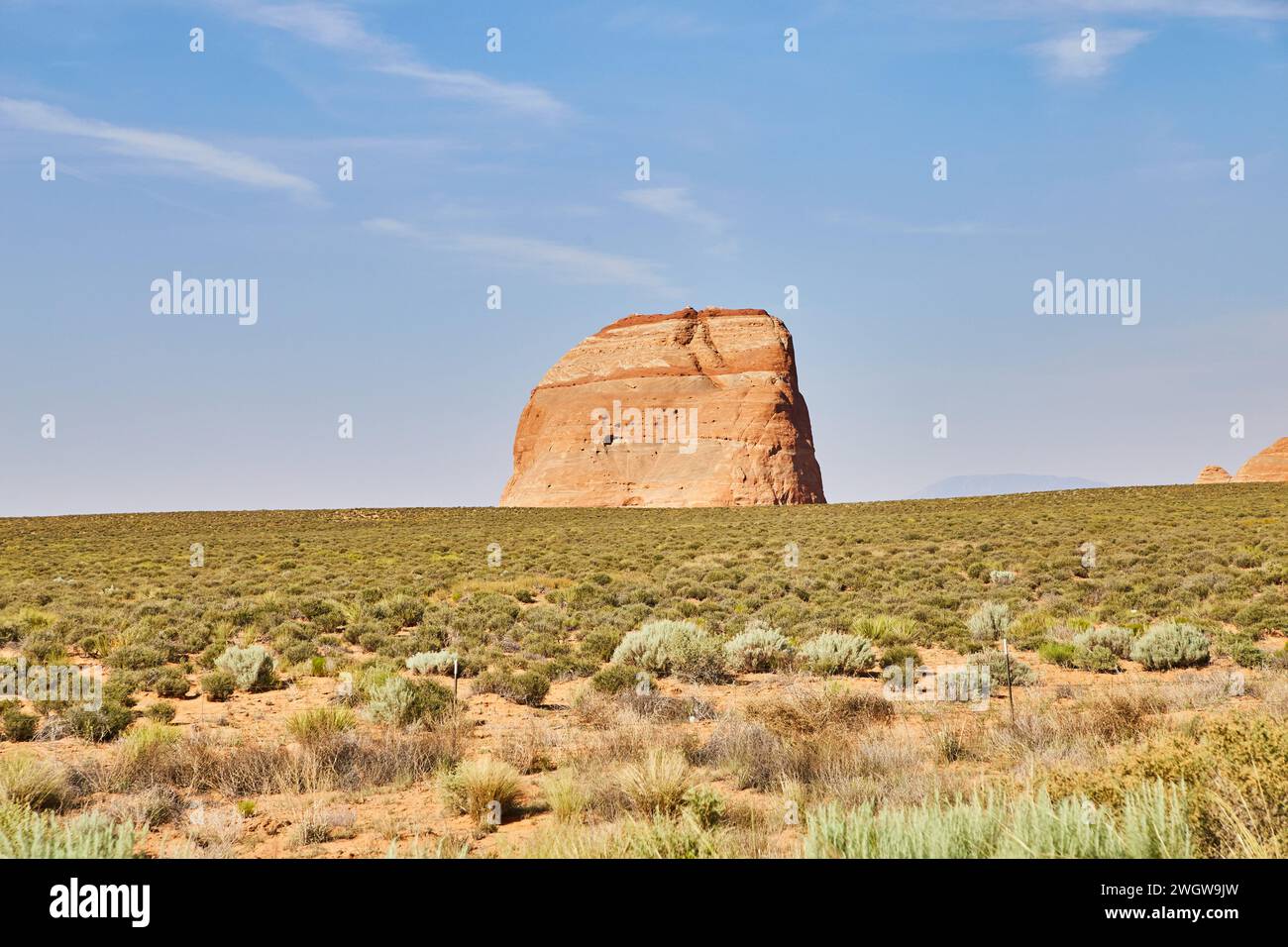 Sedona Red Sandstone Formation with Desert Flora Stock Photo - Alamy