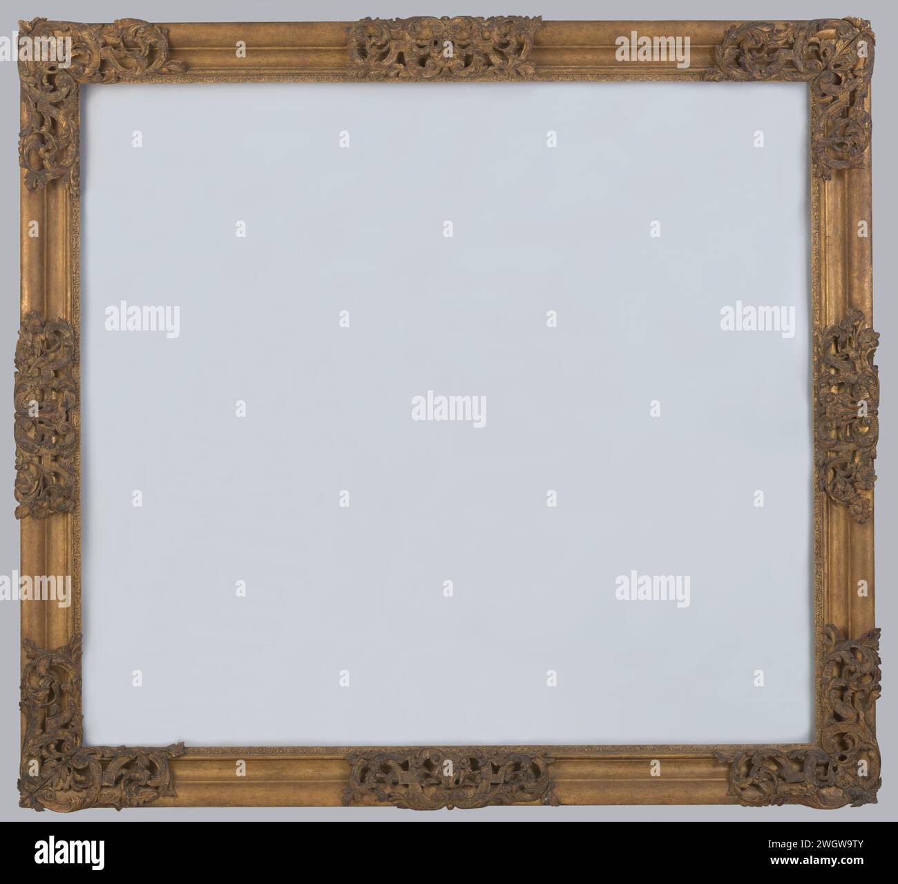 Gilded list of cut and openwork ornaments., C. 1800 - c. 1899 gilded ...