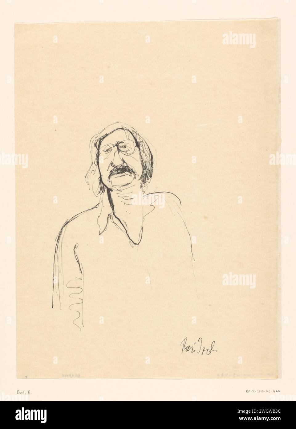 Portret van Bouke Ylstra, Rein Dool, c. 1977 - in or before 1978 ...