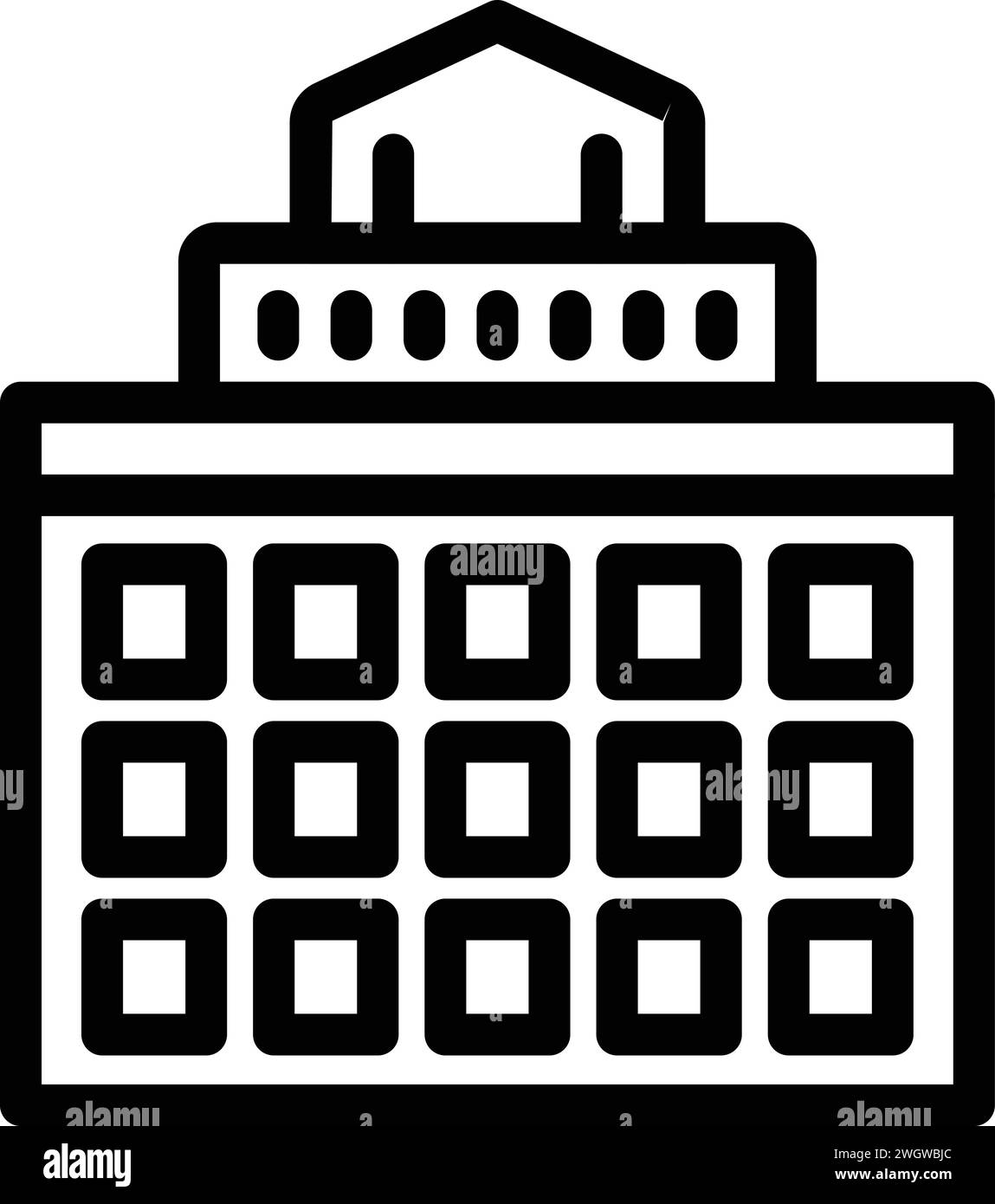 Government center icon outline vector. Sydney city. Landmark art famous ...