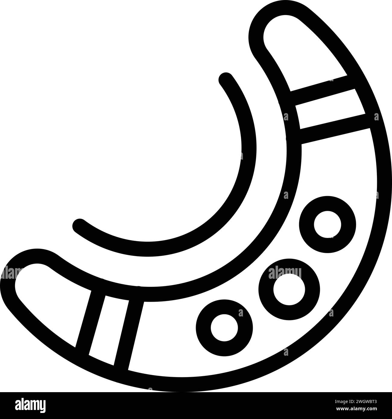 Australian boomerang icon outline vector. Art architecture. Skyline ...
