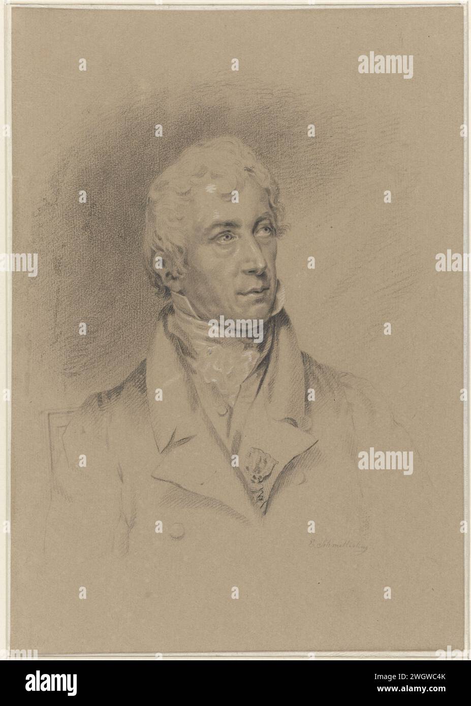 Portret van Cornelis Apostool, Elisabeth Barbara Schmetterling, after Charles Howard Hodges ...