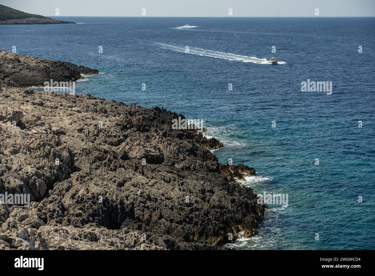 Skinari cape in greece. Greece, Zakynthos, Road to skinari lighthouse ...