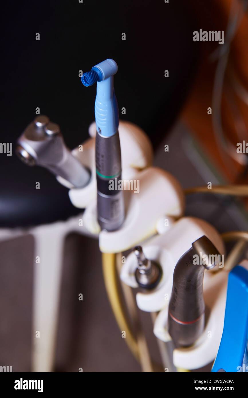 Dental Handpiece and Tools in Clinic Environment Stock Photo - Alamy